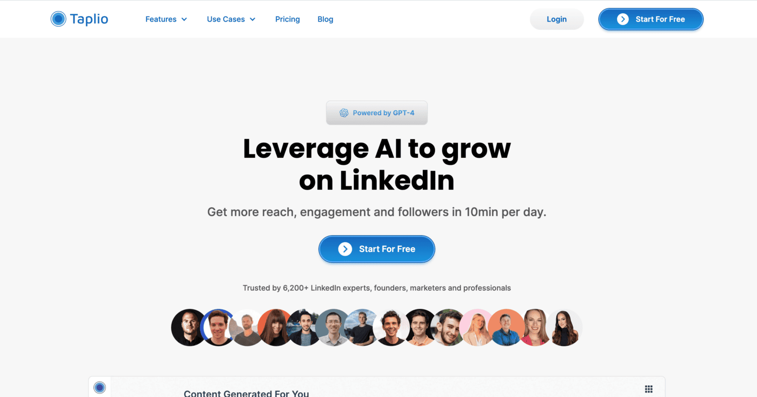 Taplio promo code, coupons | EarlyShark