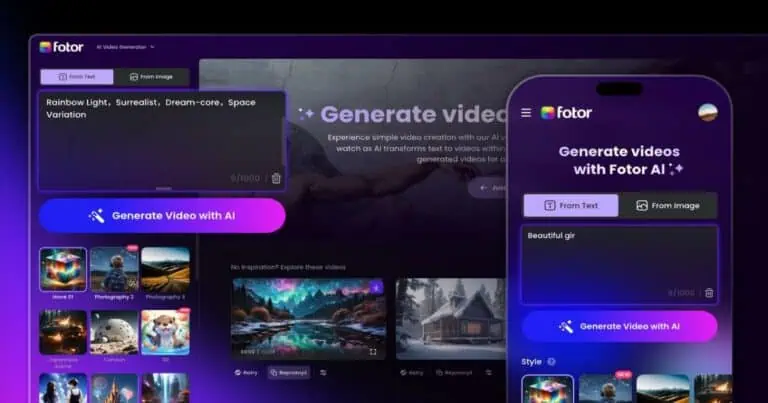 Fotor AI Video Generator promo code, coupons | EarlyShark